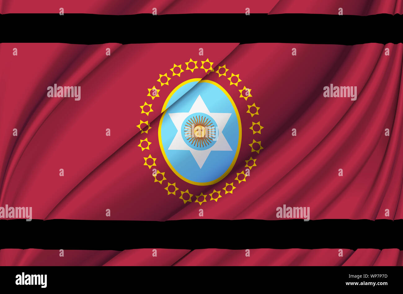 Salta waving flag illustration. Regions of Argentina. Perfect for ...