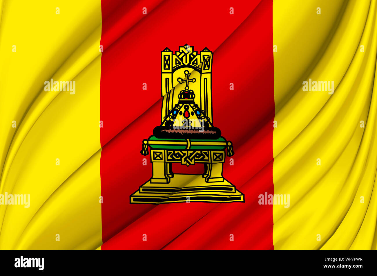 Tver waving flag illustration. Regions of Russia. Perfect for ...