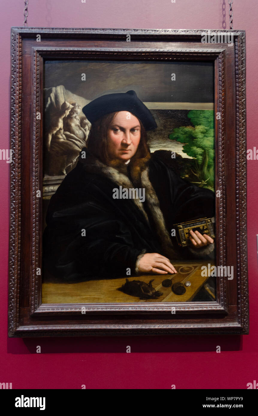 Portrait of a Collector is a painting by the Italian Mannerist artist ...