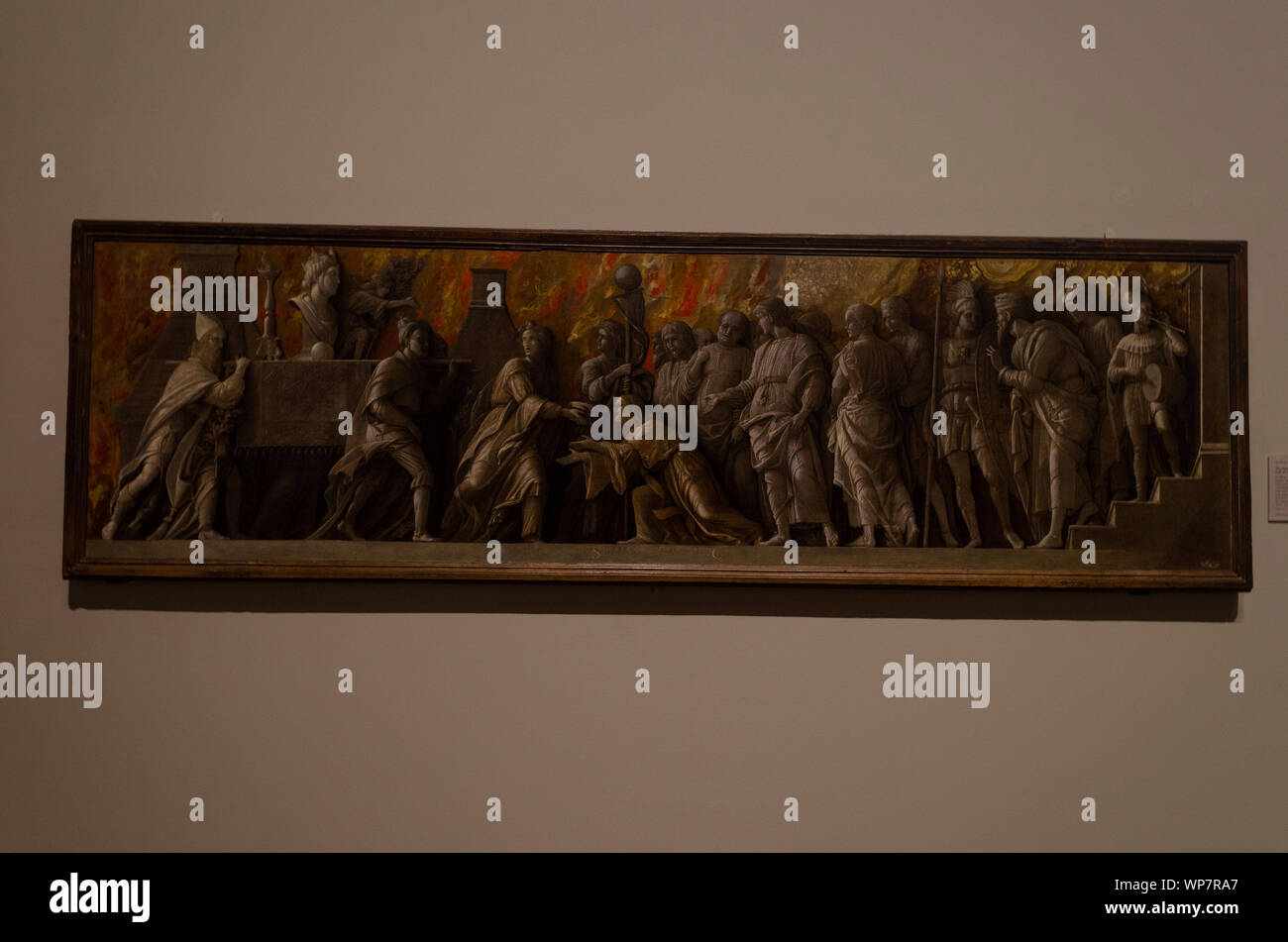 "The Introduction of the Cult of Cybele at Rome" is a glue-tempera on ...