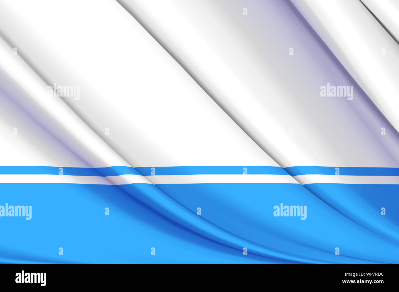 Altai Republic waving flag illustration. Regions of Russia. Perfect for ...