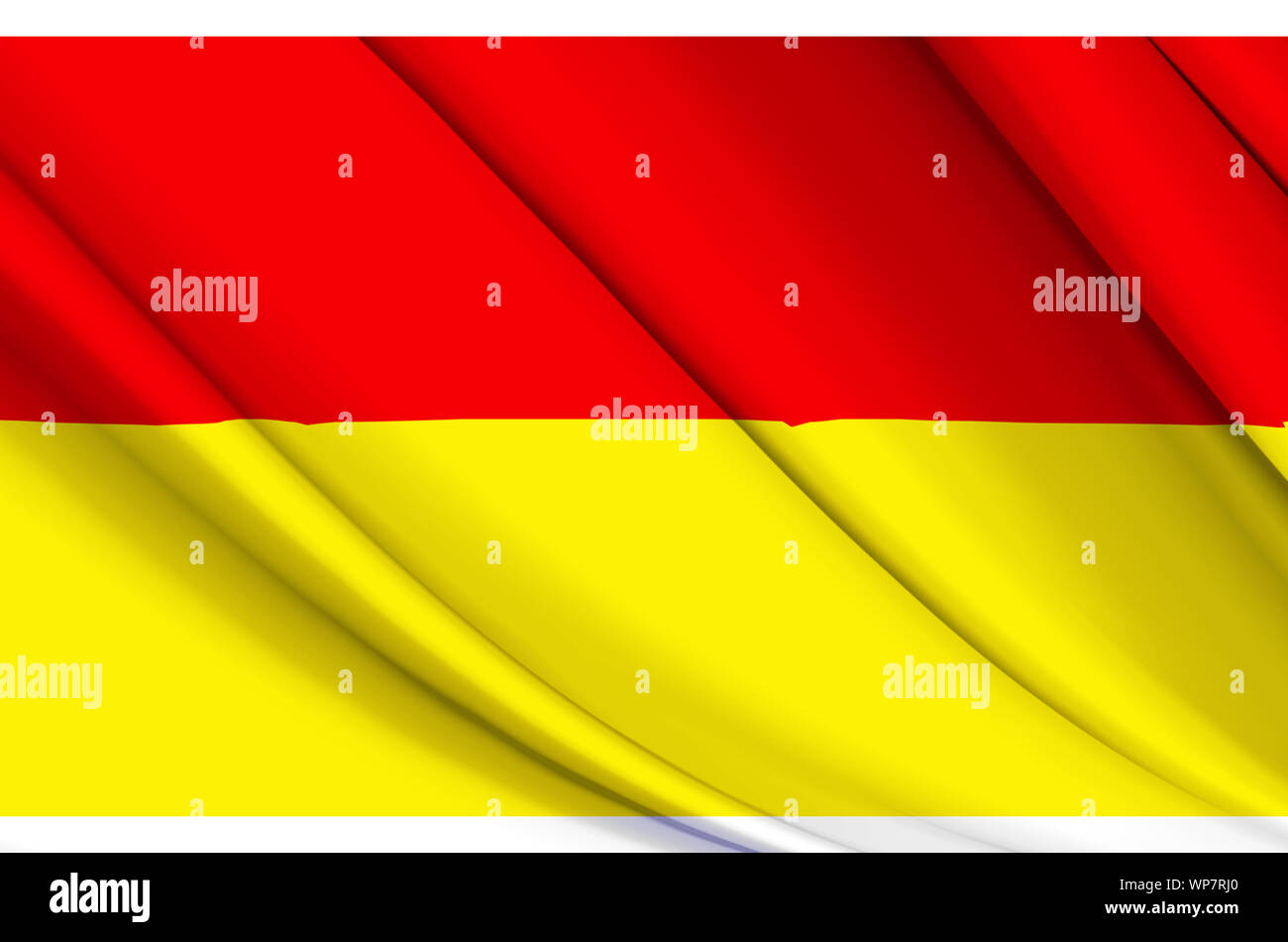 Azuay waving flag illustration. Regions of Ecuador. Perfect for ...