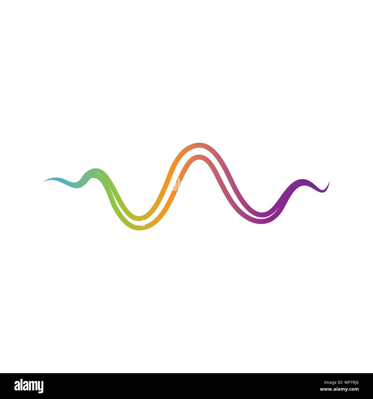 Sound wave logo template vector icon illustration Stock Vector Image ...