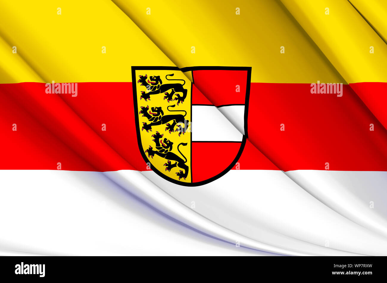 Carinthia waving flag illustration. Regions of Austria. Perfect for ...