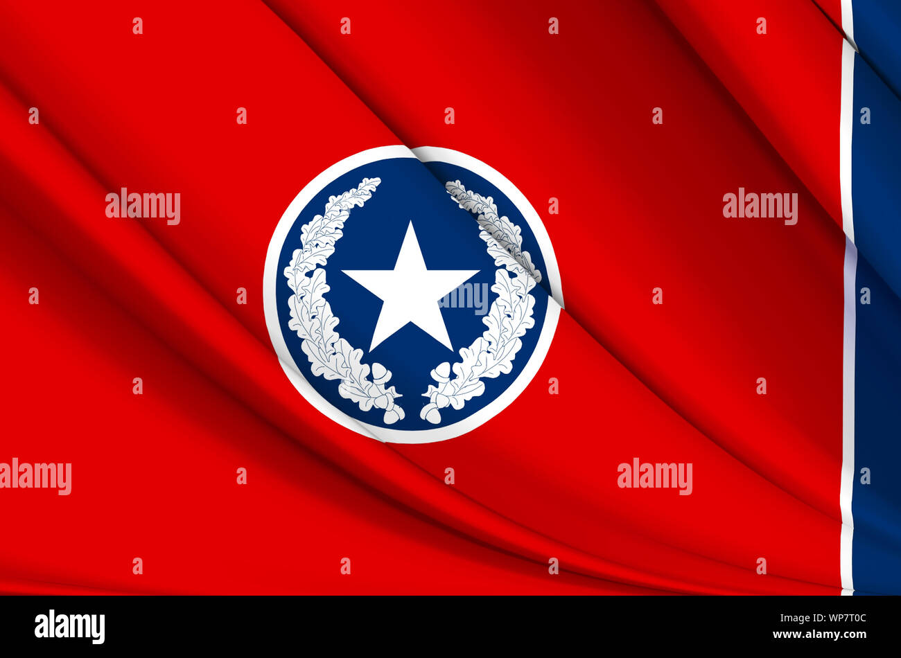 Chattanooga waving flag illustration. Regions and Cities of the United ...