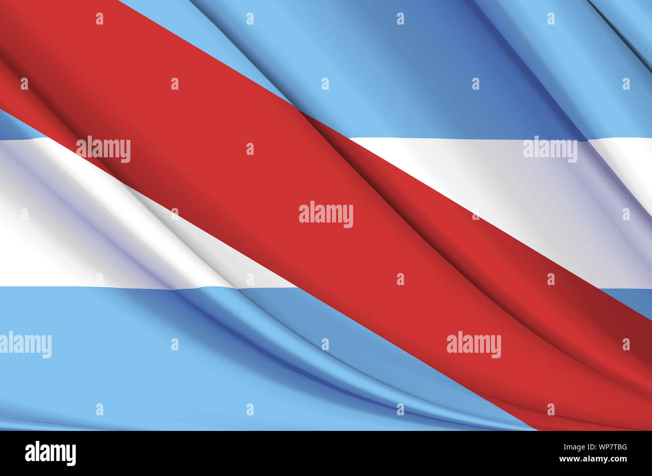 Entre Rios waving flag illustration. Regions of Argentina. Perfect for ...