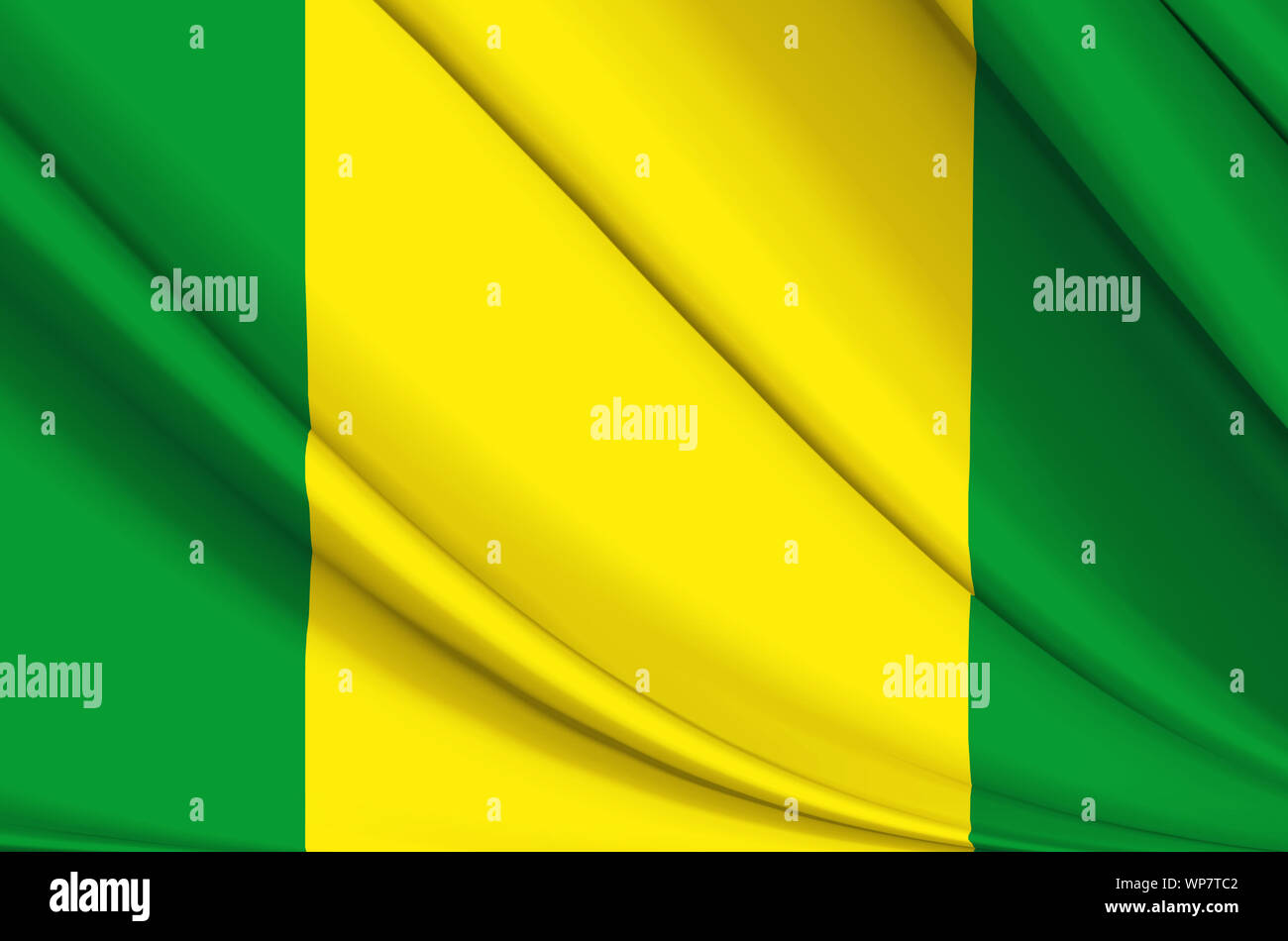 El Oro waving flag illustration. Regions of Ecuador. Perfect for ...