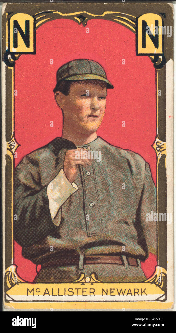 Lewis McAllister, Newark Team, baseball card portrait Stock Photo - Alamy