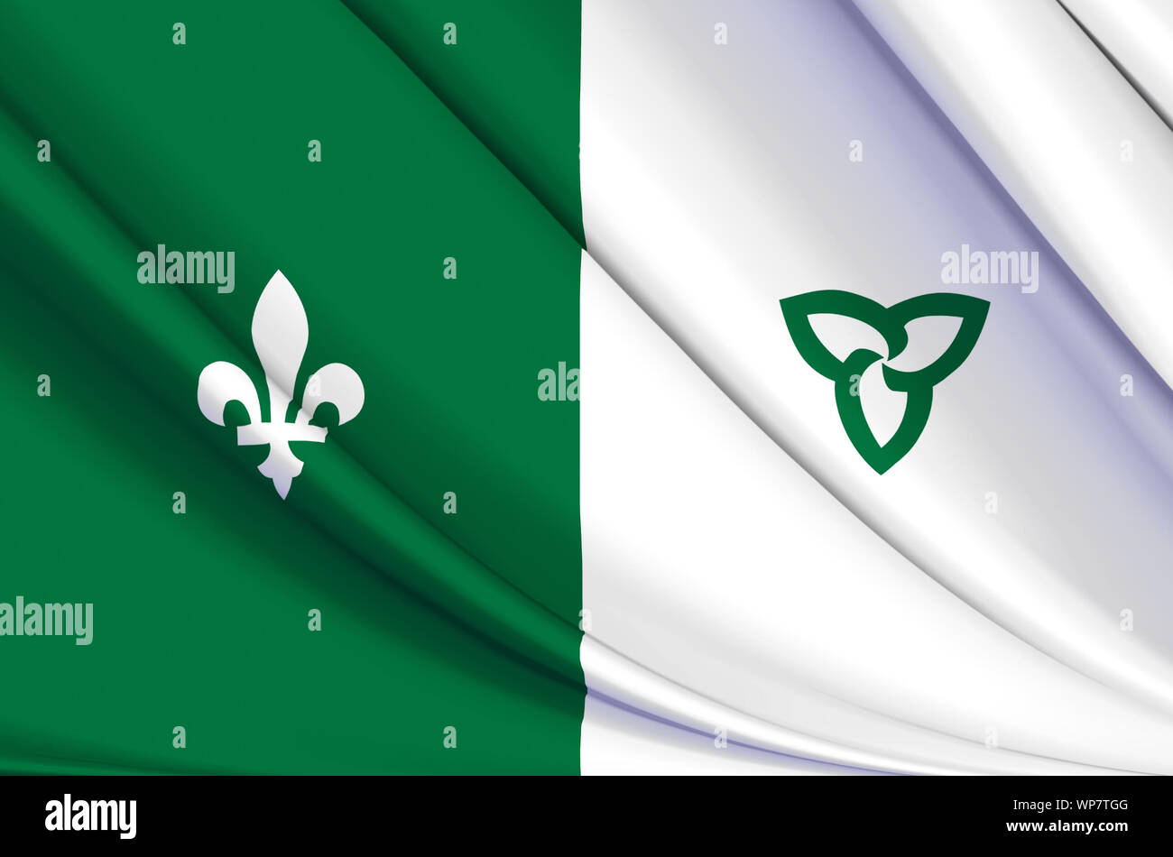 Franco ontarian flag hi-res stock photography and images - Alamy