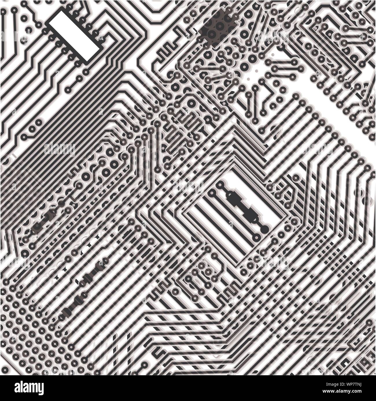 Square background - electronic circuit board Stock Vector Image & Art ...