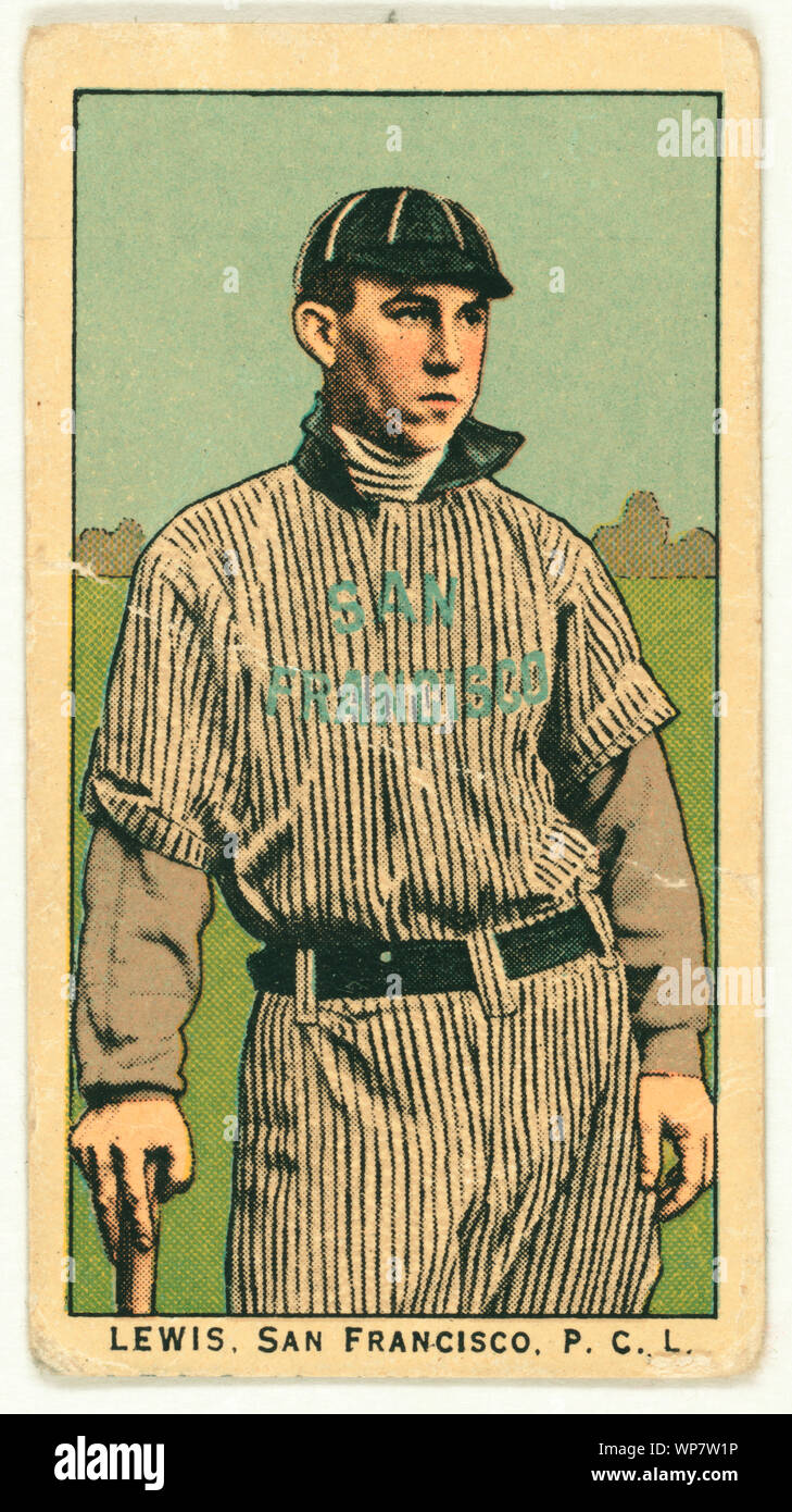 Lewis, San Francisco Team, baseball card portrait Stock Photo - Alamy