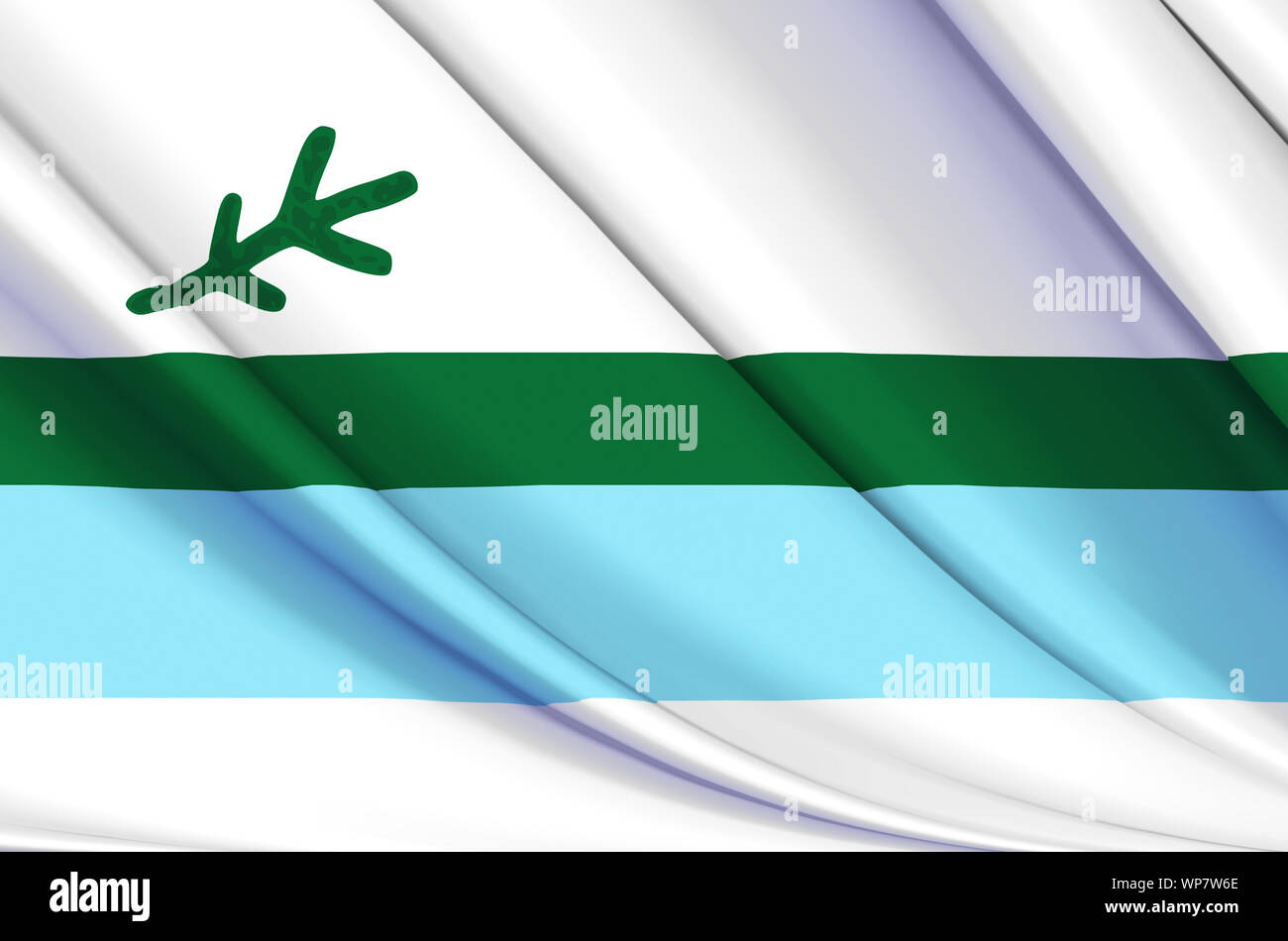 Labrador waving flag illustration. States, cities and Regions of Canada ...