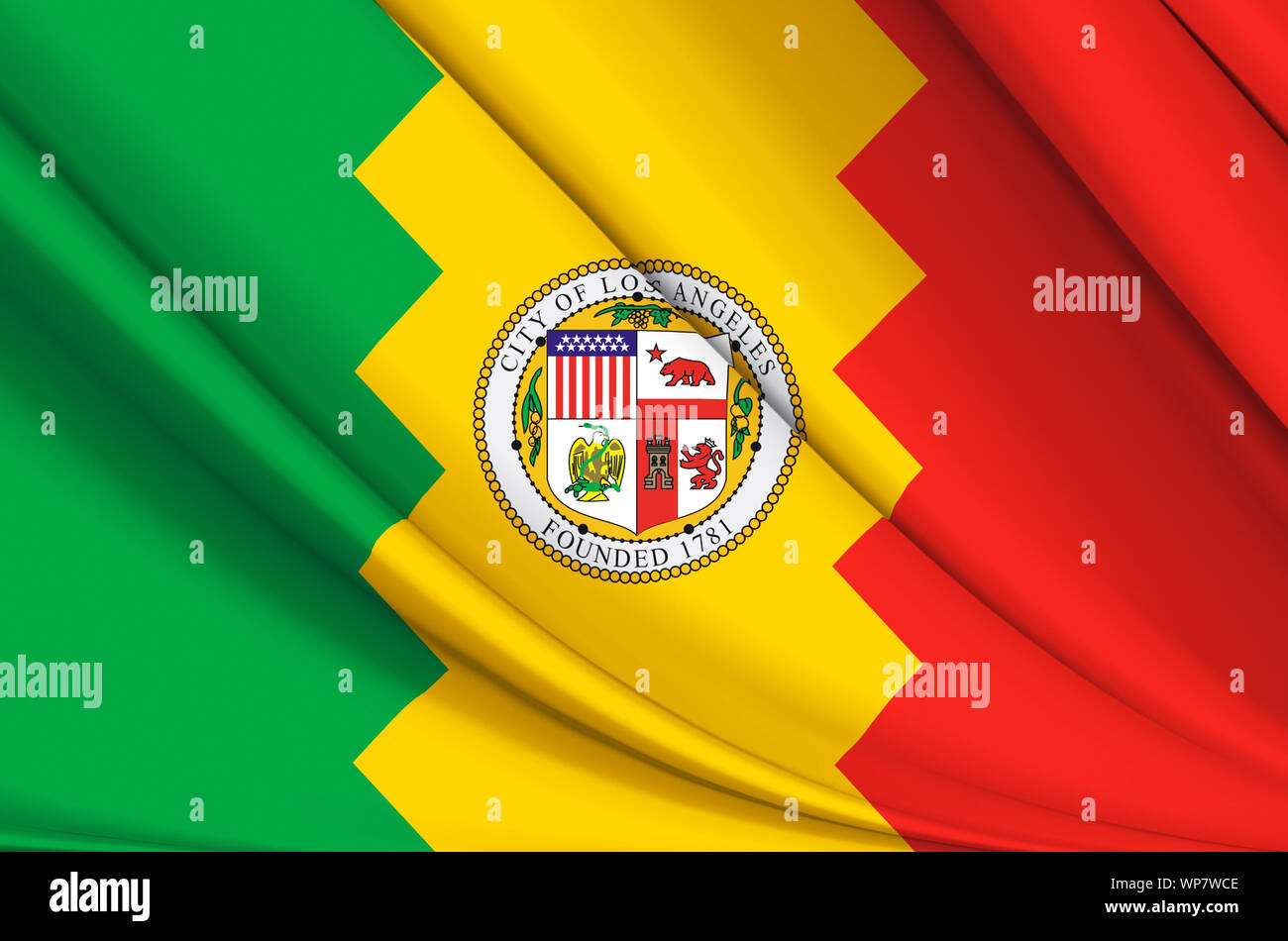 Los angeles state flag icon hi-res stock photography and images - Alamy