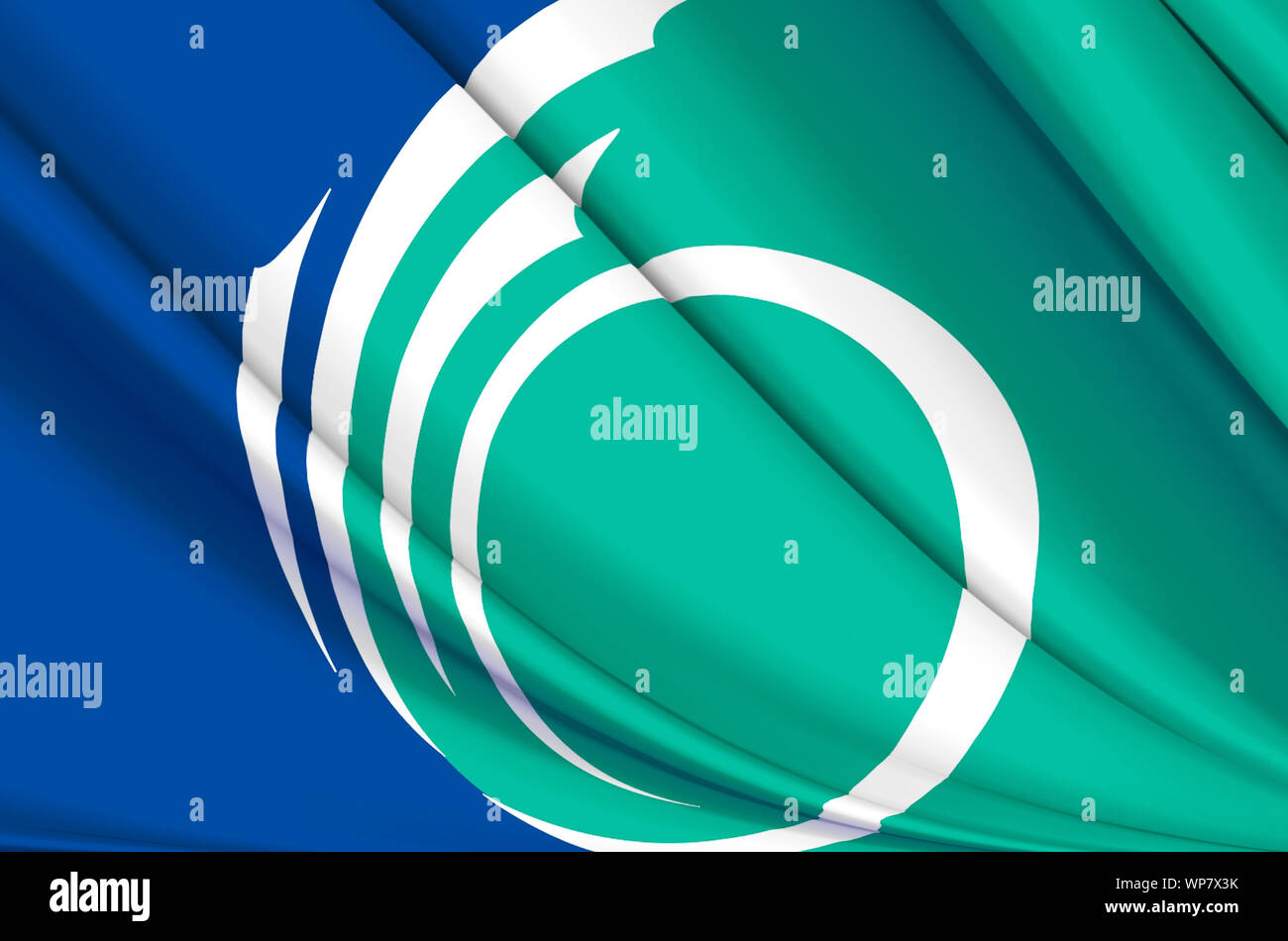 Ottawa Ontario waving flag illustration. States, cities and Regions of ...