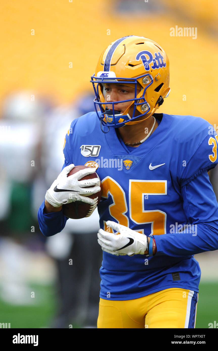 Pittsburgh, PA, USA. 7th Sep, 2019. Isaiah Stewart #35 during the Pitts ...