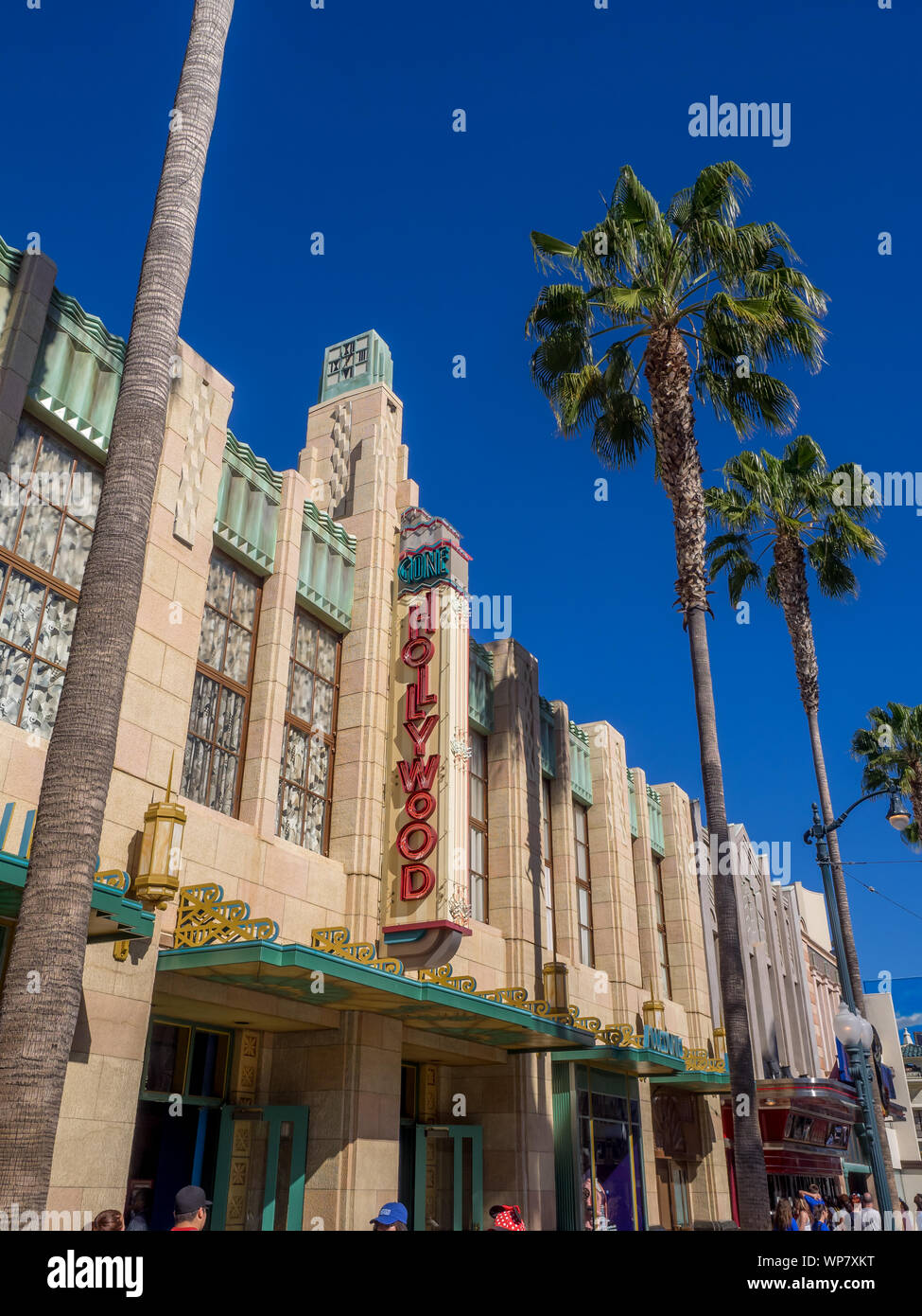 Views of California's famous Disneyland and California Adventure theme ...