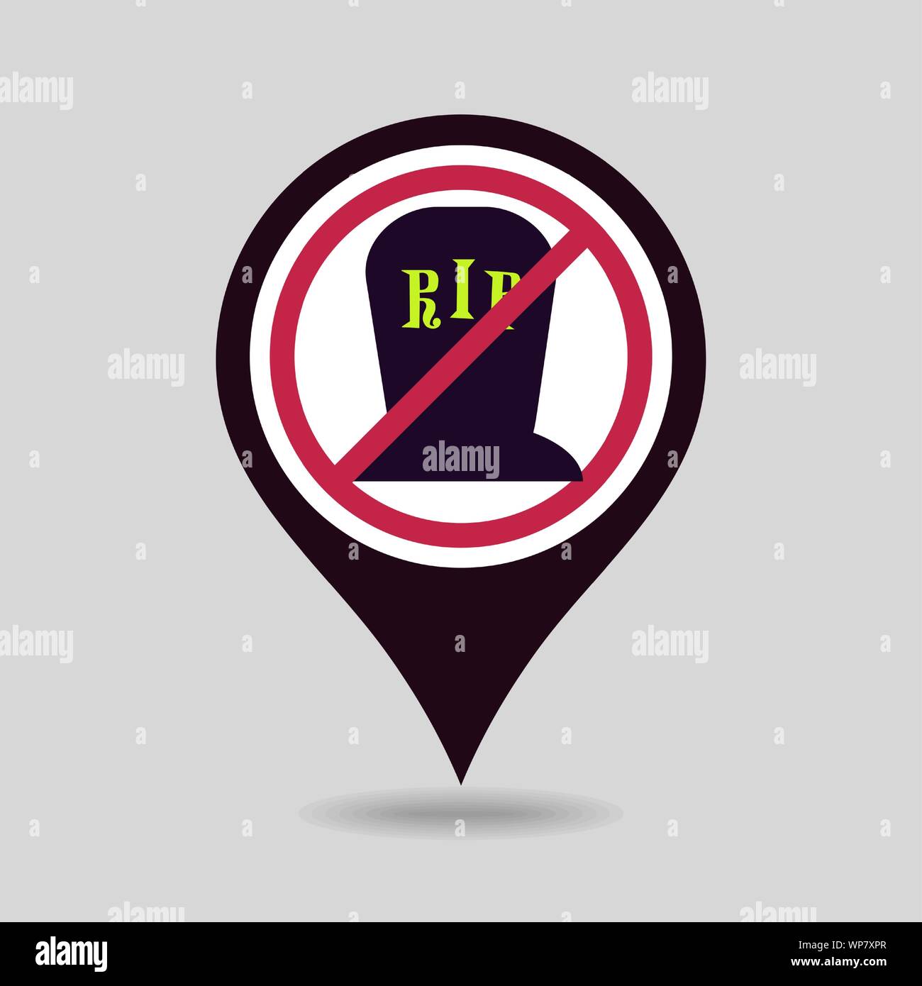 Grave markers Stock Vector Images - Alamy