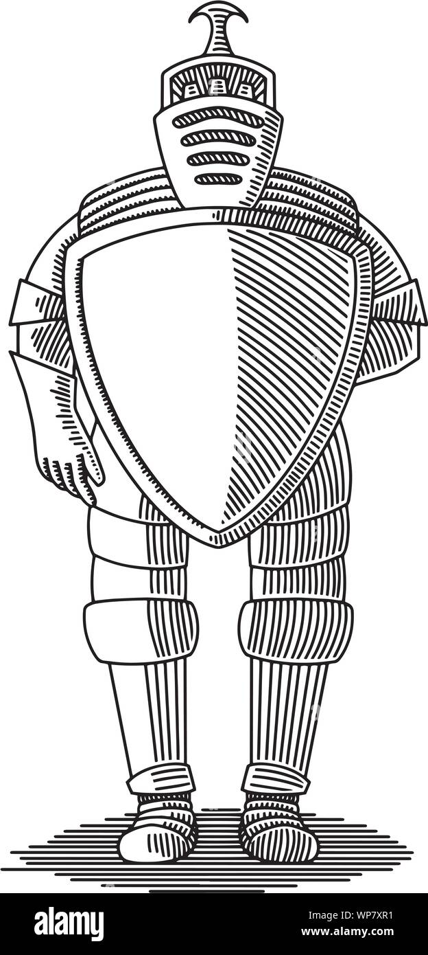 Illustration of a metal suit of armor Stock Vector Image & Art - Alamy