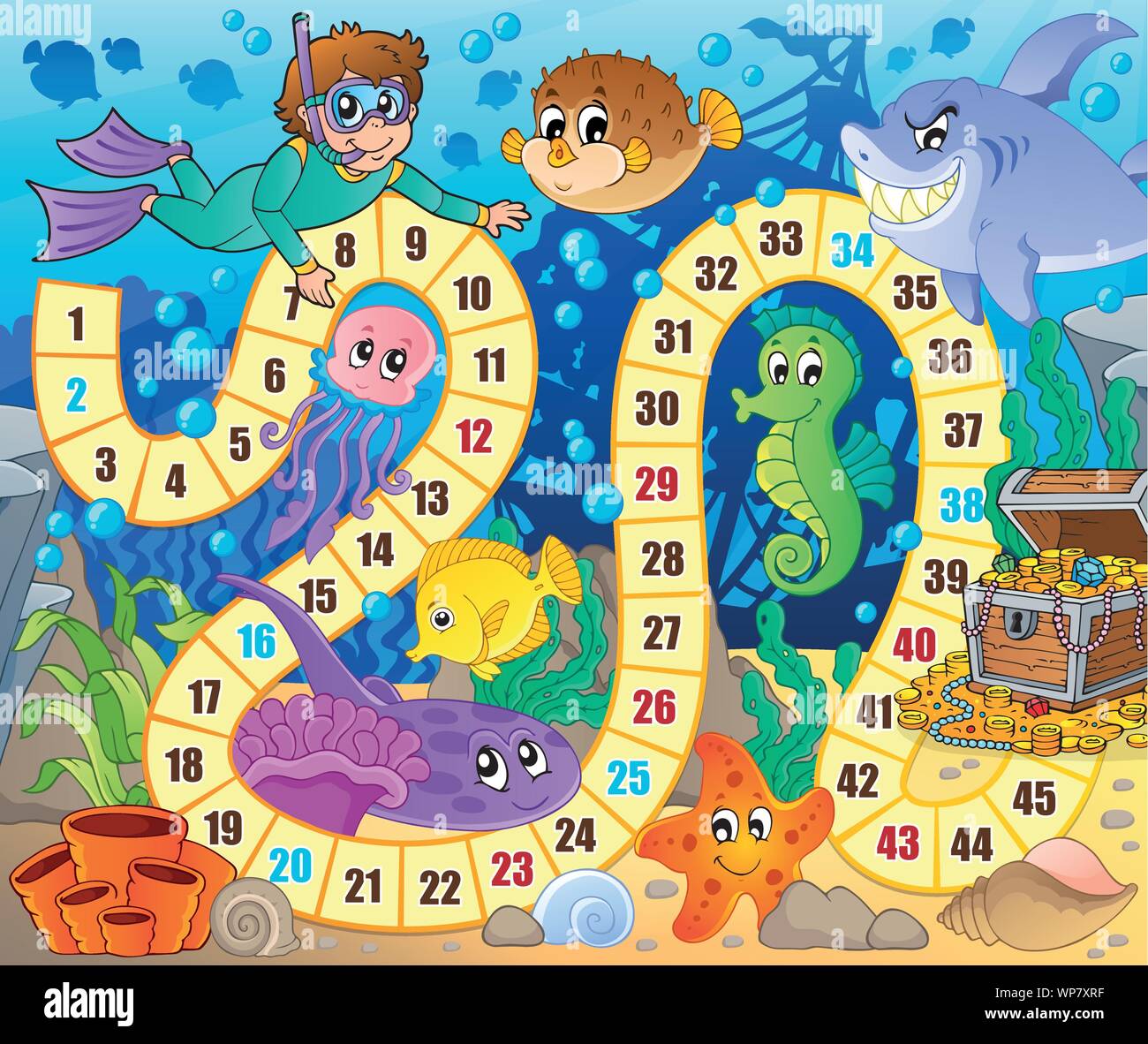 Diver environment Stock Vector Images - Alamy