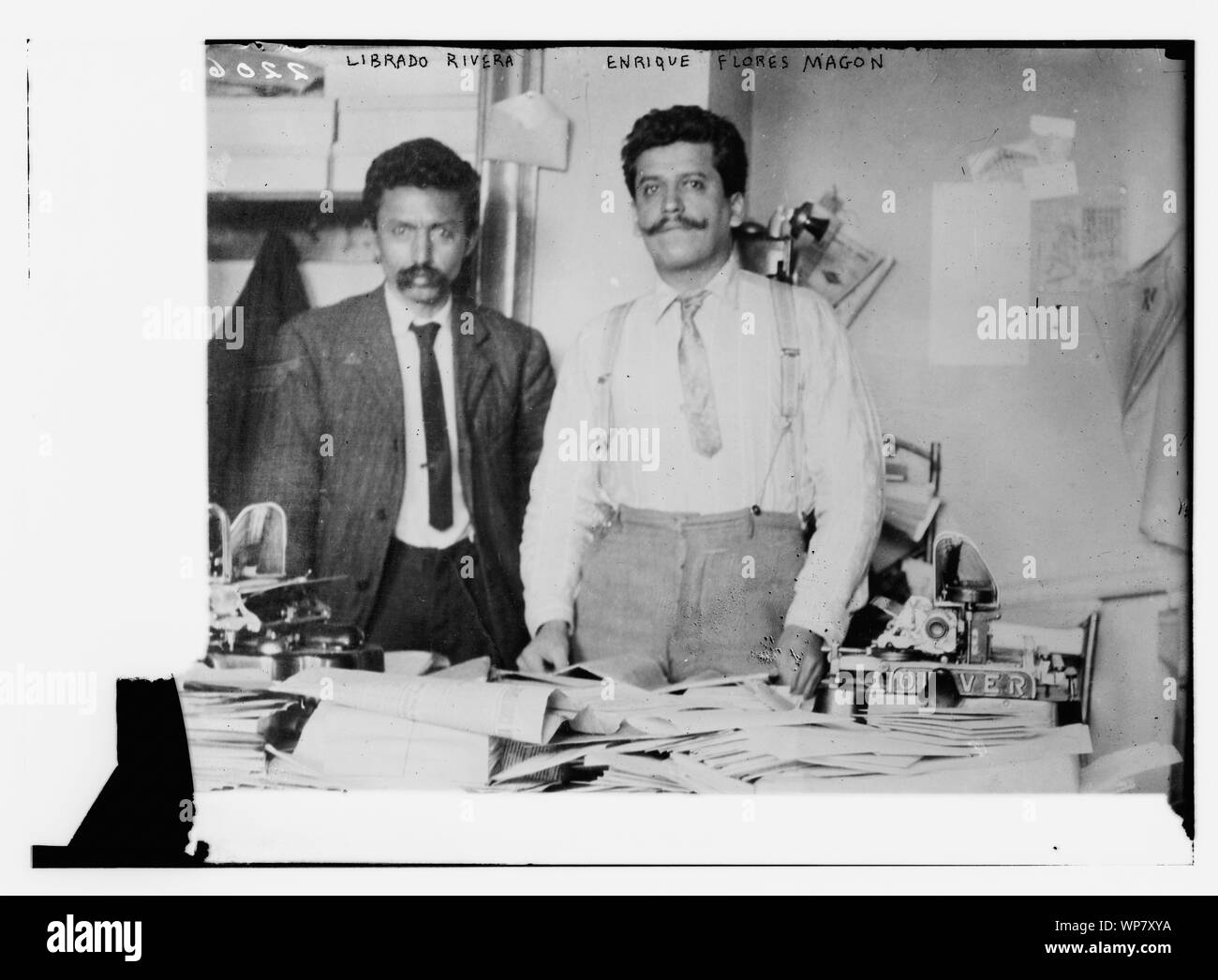 Librado Rivera, Enrique Flores Magon Stock Photo - Alamy