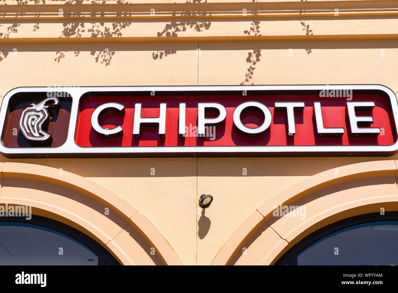Chipotle mexican grill sign hi-res stock photography and images - Alamy