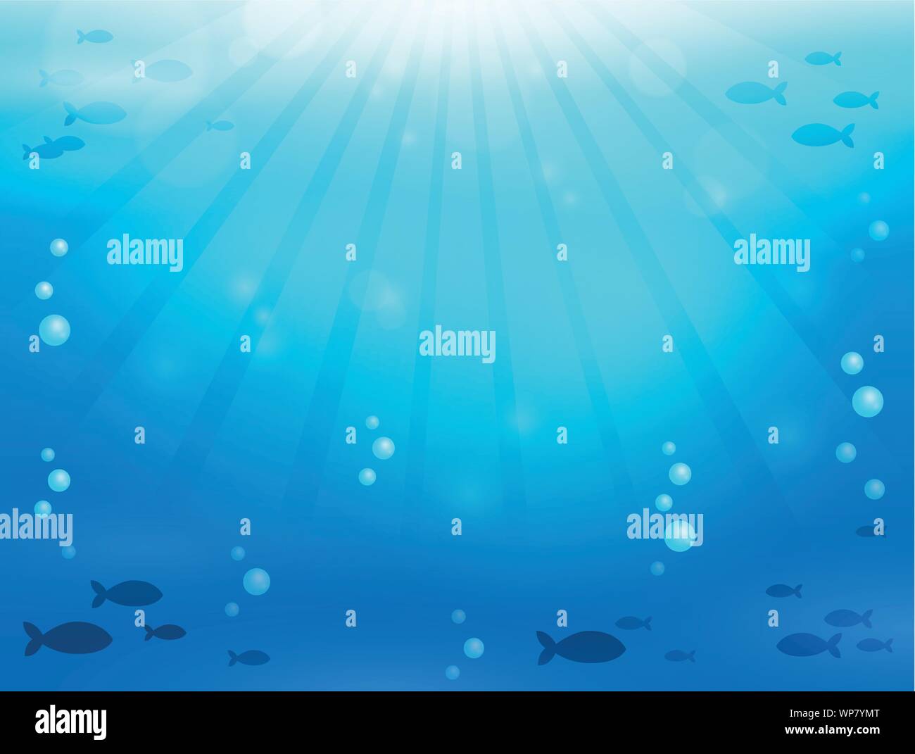 Ocean underwater theme background 2 Stock Vector Image & Art - Alamy