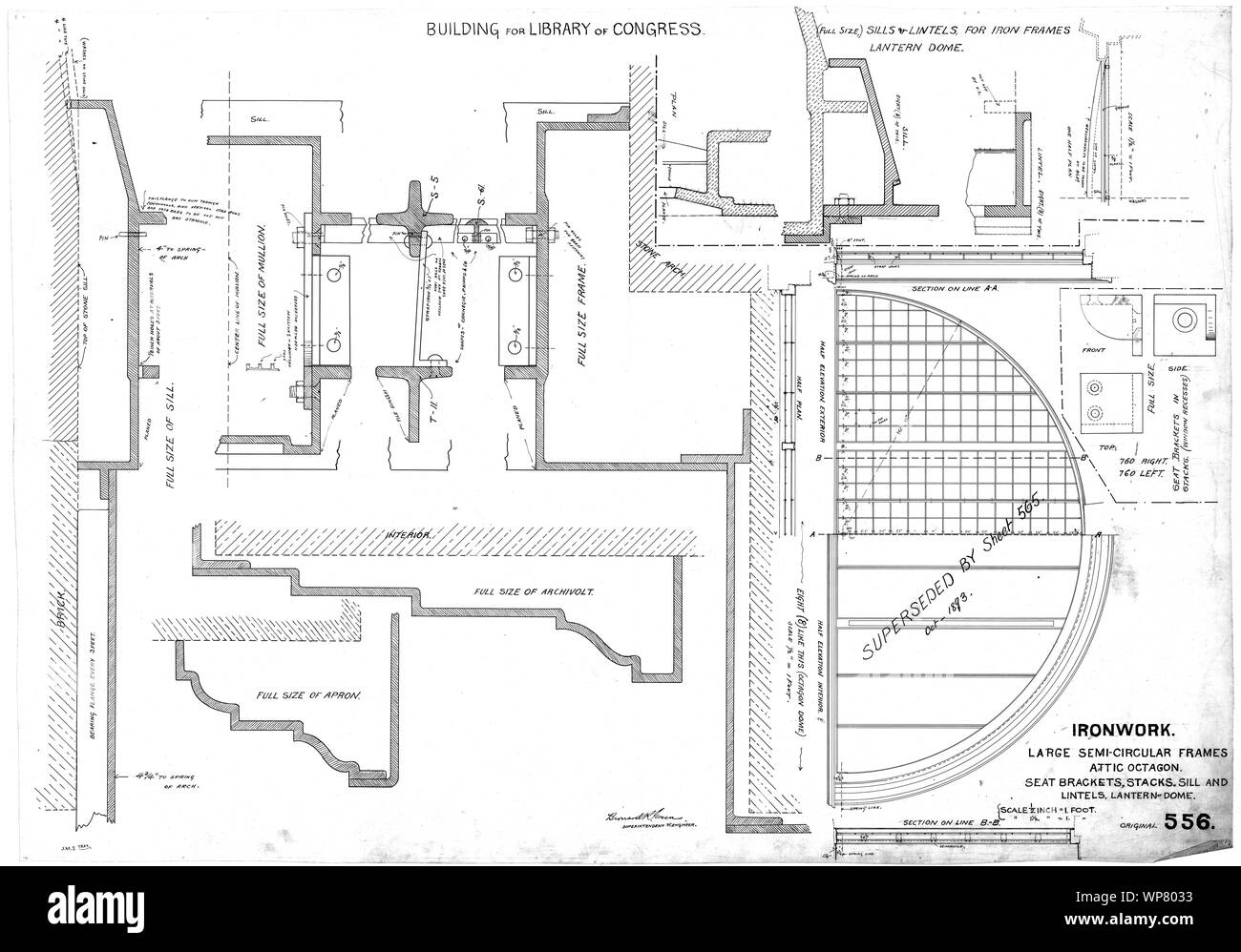 Library of Congress (Washington, D.C.). Large semi-circular frames ... Library of Congress (Washington, D.C.). Large semi-circular frames ...