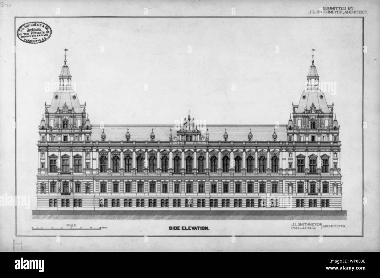 Library of Congress (National Library), Judiciary Square site ...