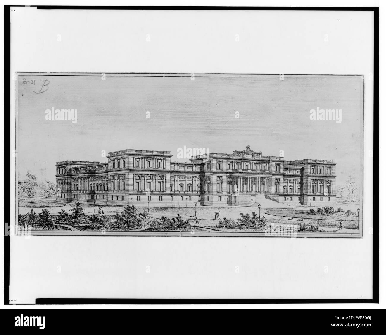 Library of Congress, Washington, D.C. Perspective Stock Photo - Alamy