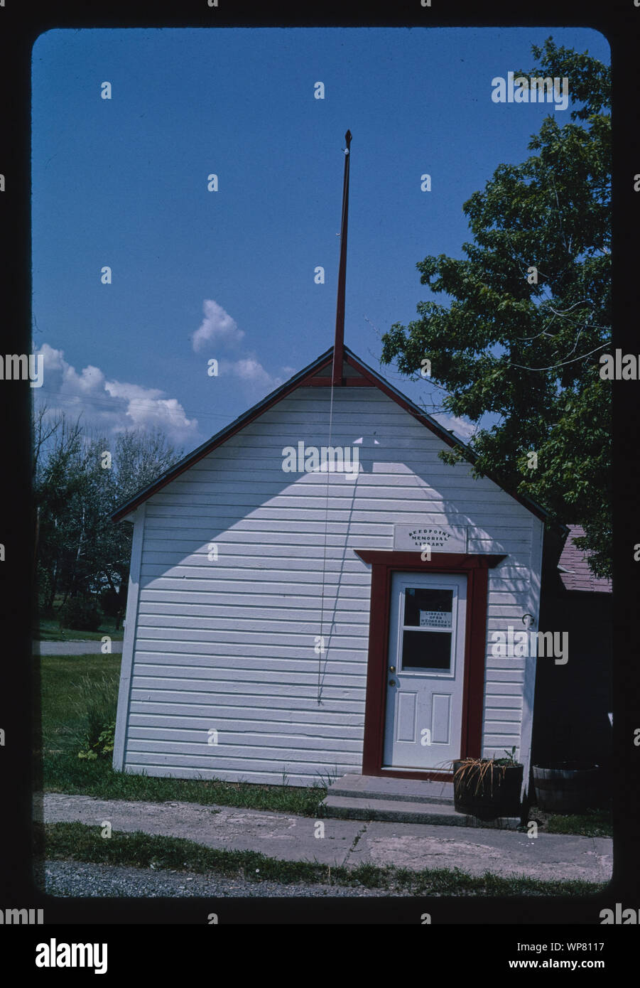 Library, Reed Point, Montana Stock Photo - Alamy