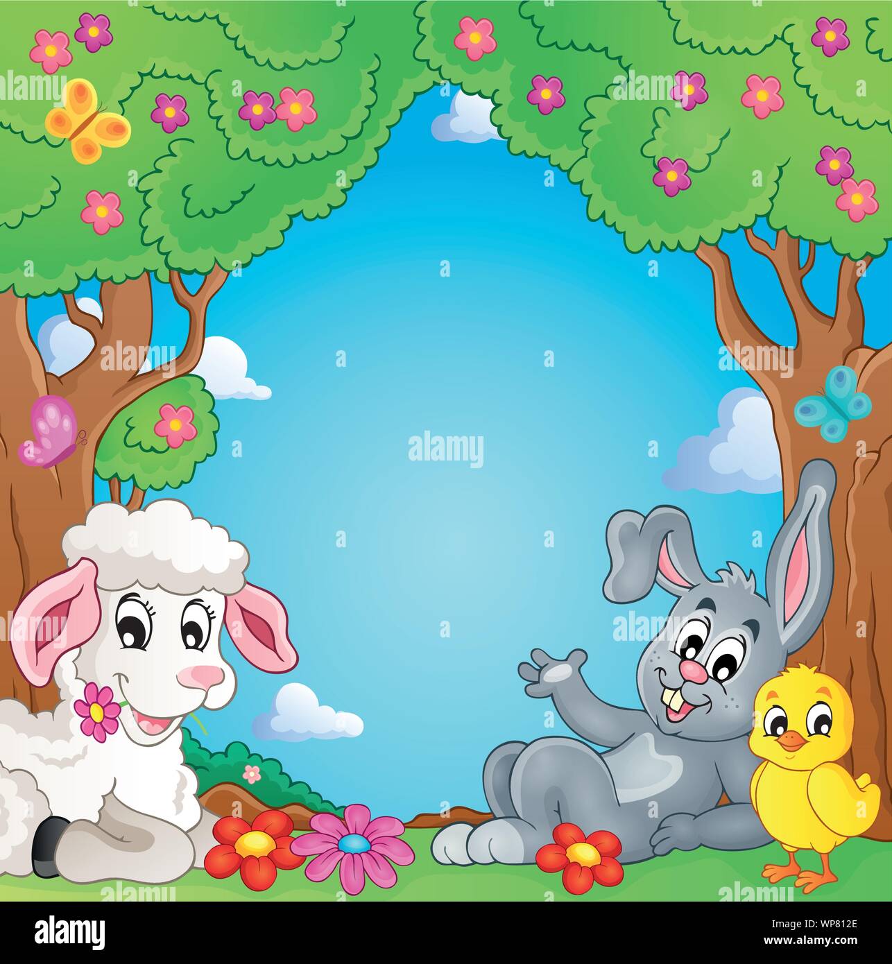 Spring animals theme image 3 Stock Vector Image & Art - Alamy