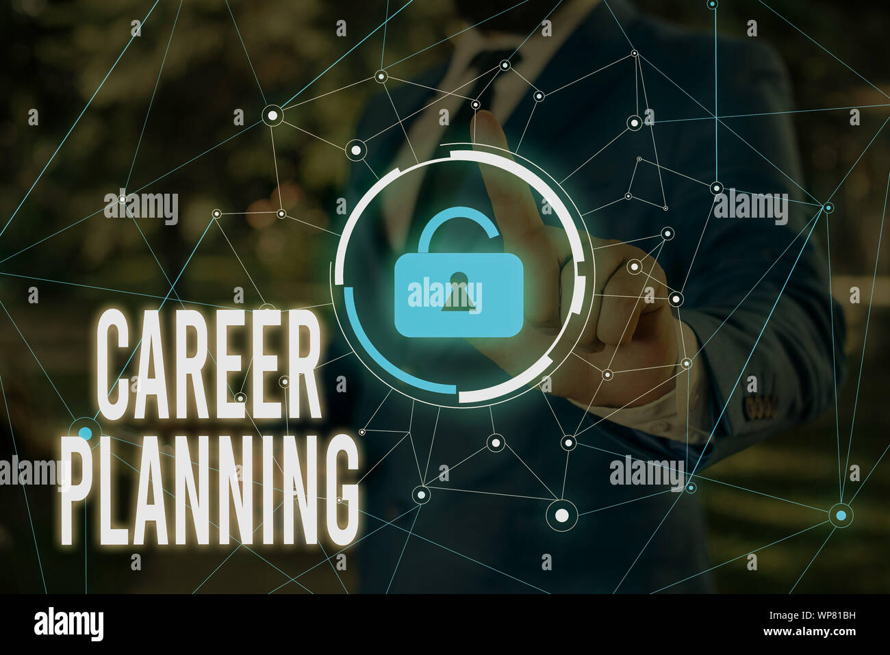 Writing note showing Career Planning. Business concept for ...