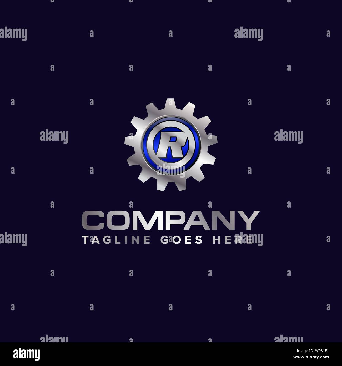 Letter R gear vector template logo. This Design is suitable for ...