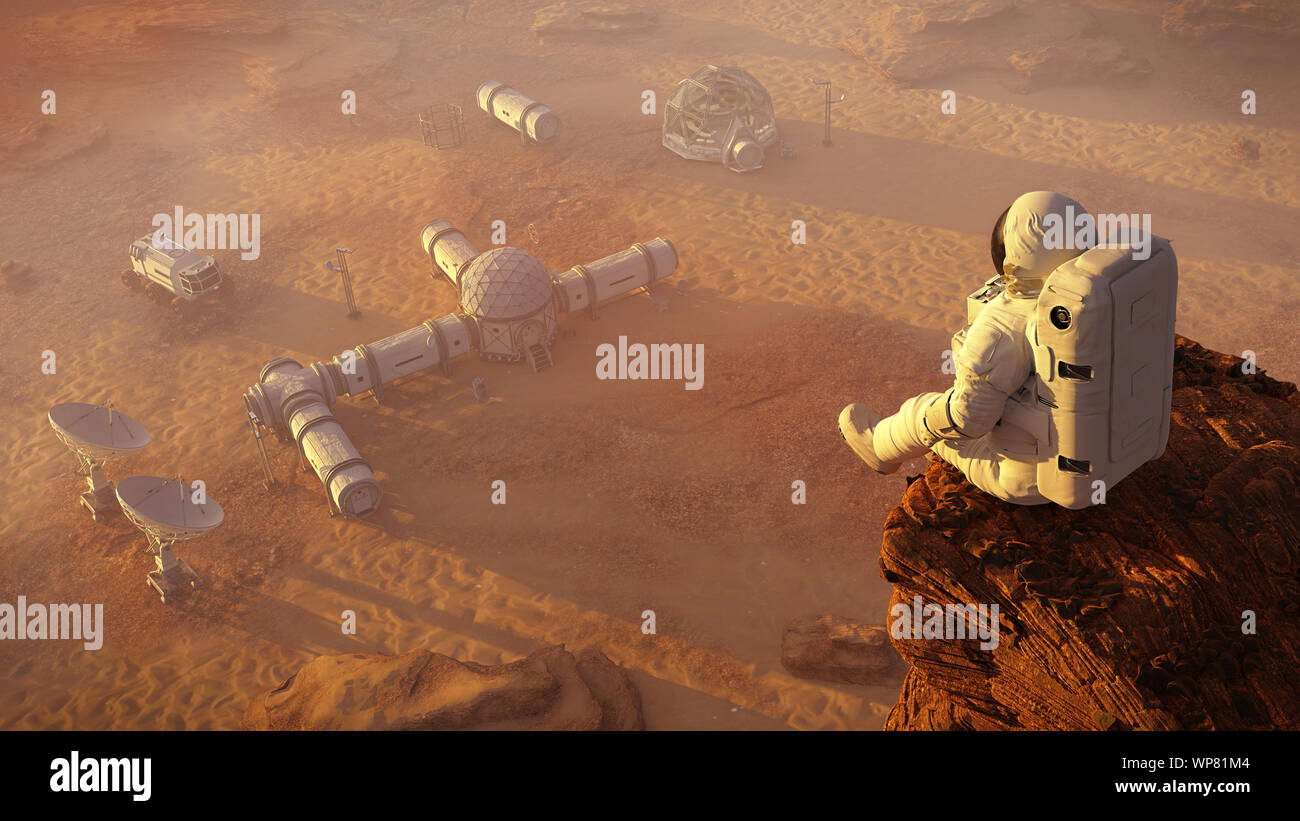 Space Station Found On Mars