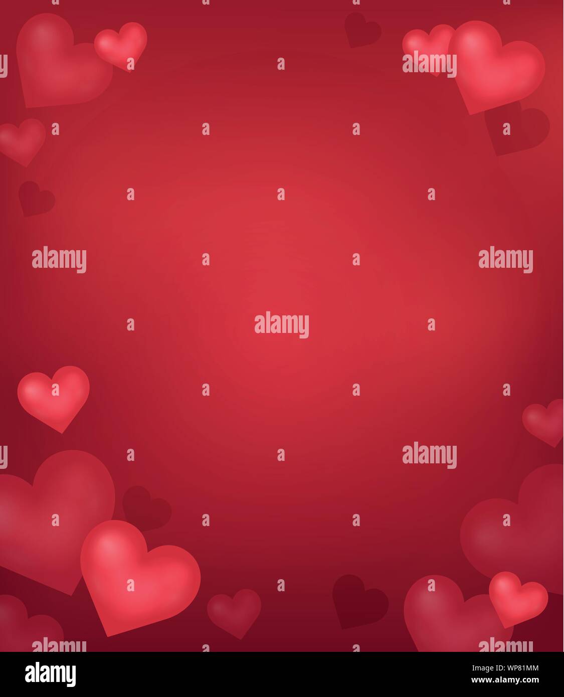 Abstract background with heart theme 3 Stock Vector Image & Art - Alamy