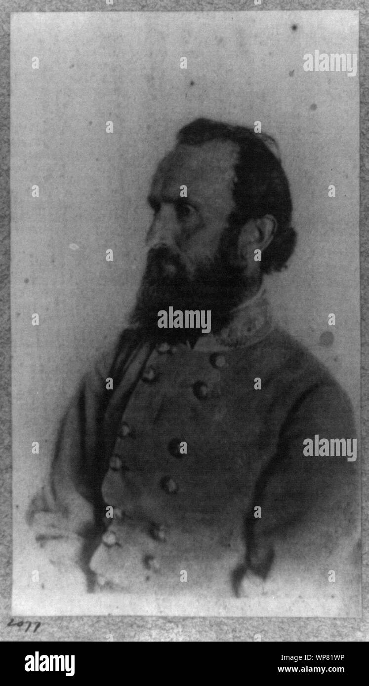 Lieut. General Thomas J. Jackson Stock Photo - Alamy