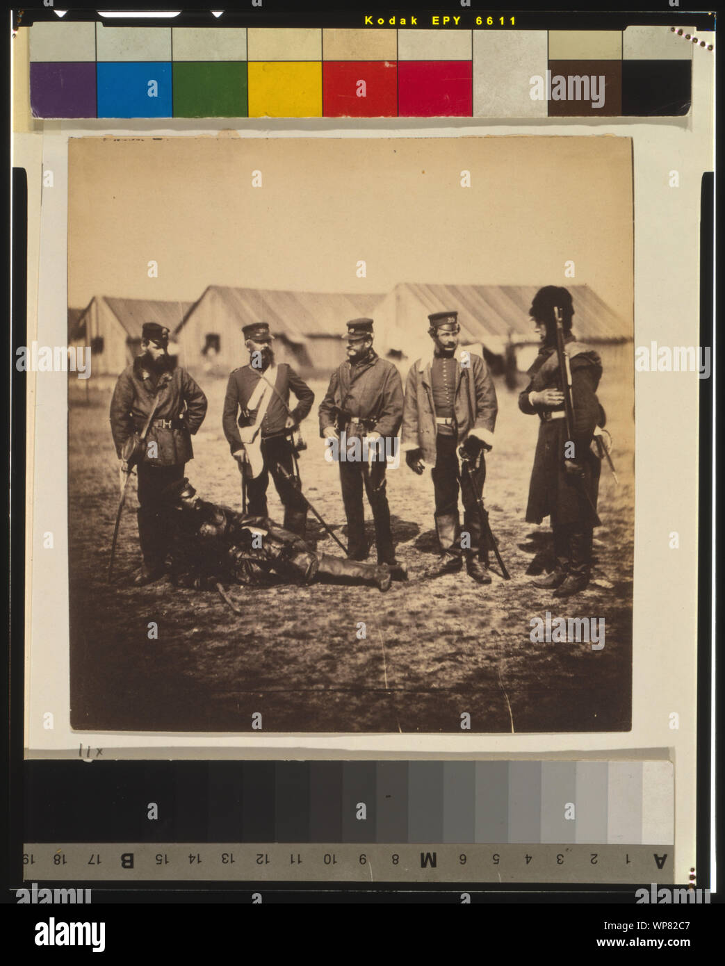 Lieutenant Colonel Munro & officers of the 39th Regiment Stock Photo ...