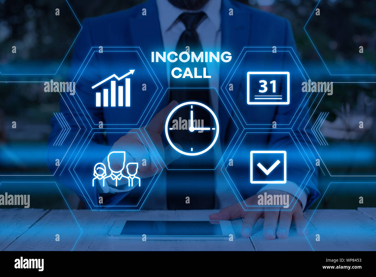 Handwriting text writing Incoming Call. Conceptual photo Inbound ...