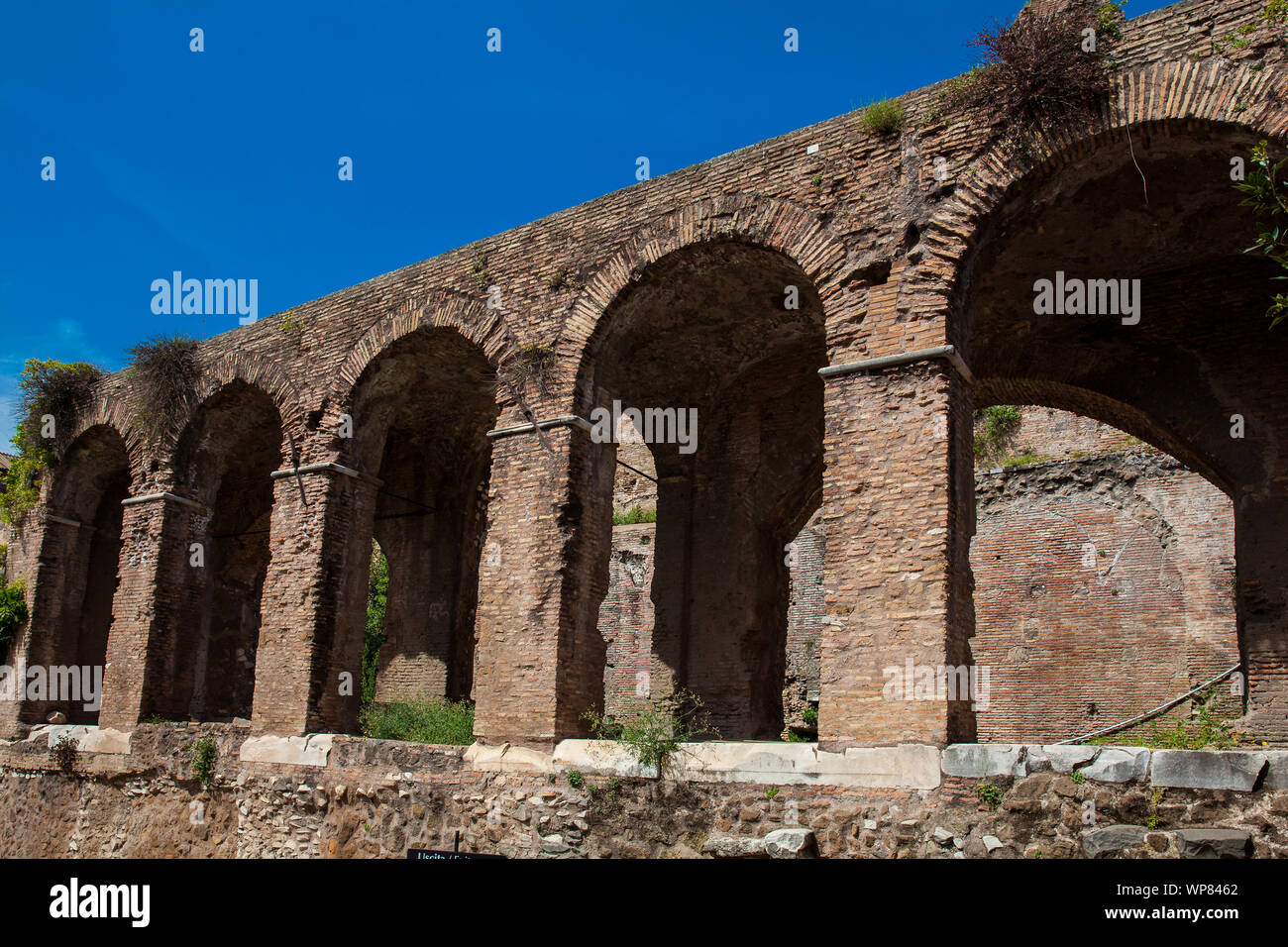 Ruins of the Medieval Porch at the Roman Forum in Rome Stock Photo - Alamy