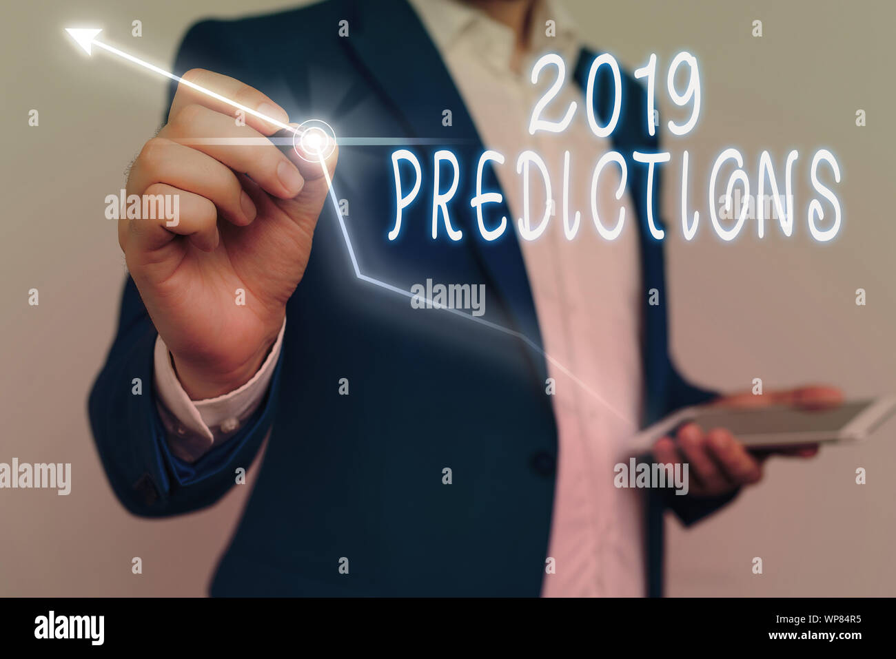 Conceptual hand writing showing 2019 Predictions. Concept meaning ...