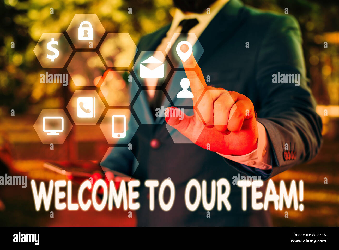 Handwriting text Welcome To Our Team. Conceptual photo introducing ...