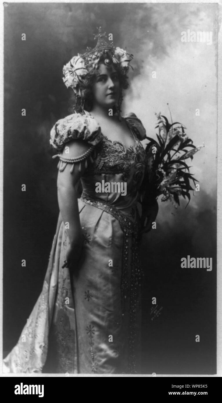 Portrait of lillian russell hi-res stock photography and images - Alamy
