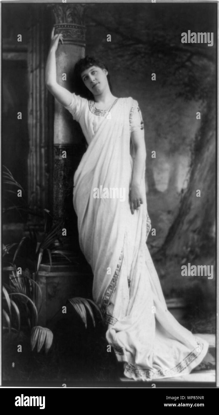 Lillie langtry 1853 1929 Black and White Stock Photos & Images - Alamy