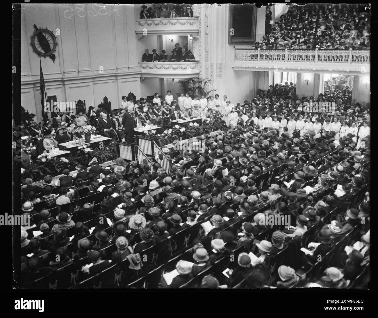 Lincoln Adams at opening D.A.R. Congress Stock Photo - Alamy