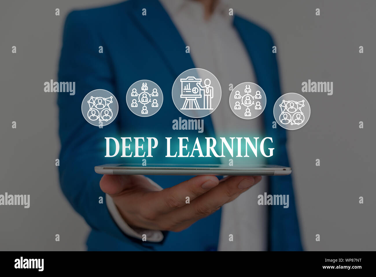Text sign showing Deep Learning. Business photo showcasing Hierarchical ... Text sign showing Deep Learning. Business photo showcasing Hierarchical ...