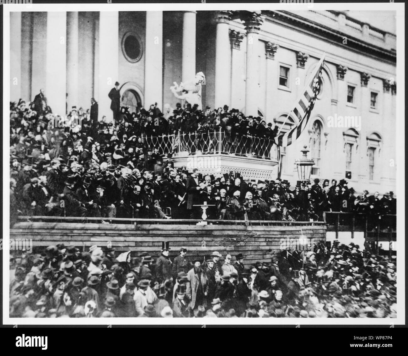 Lincoln's second inaugural Stock Photo - Alamy