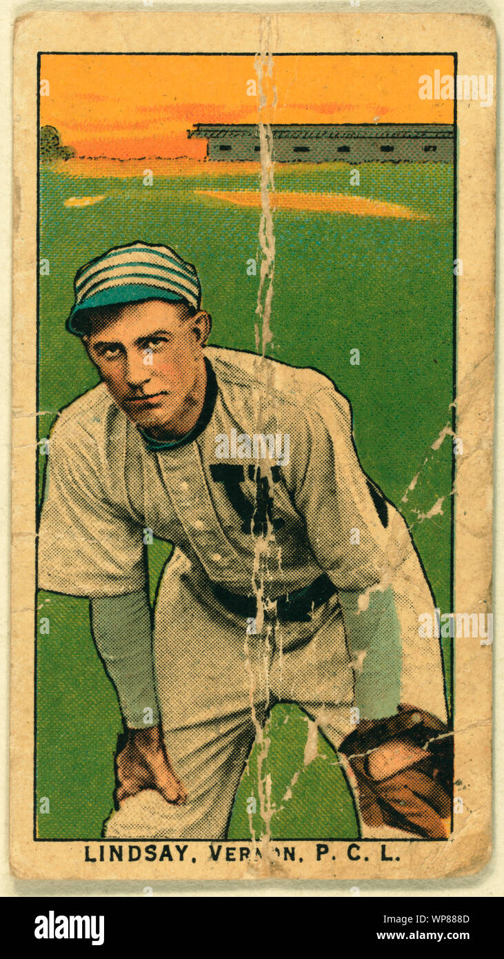 Lindsay, Vernon Team, baseball card portrait Stock Photo - Alamy