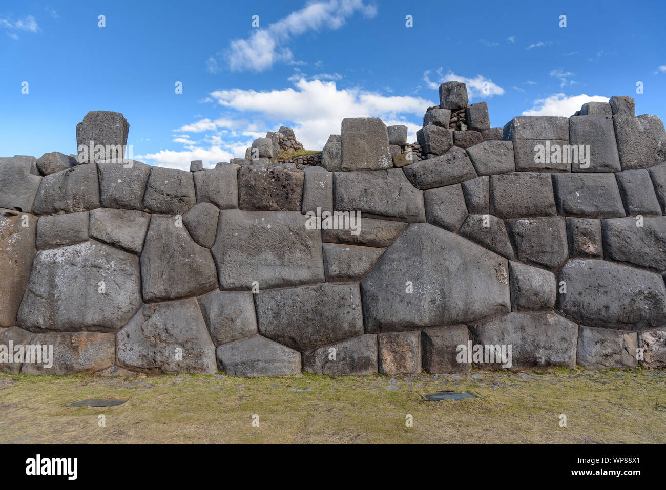 Sacsayhuaman, large fortress and temple complex by the Inca culture in ...