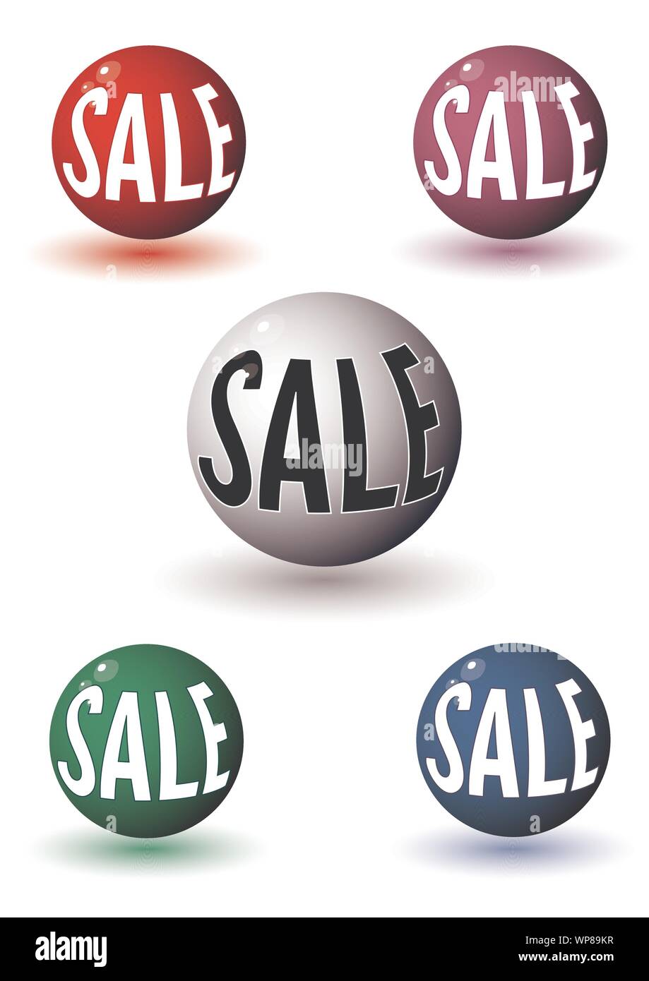 Promotional sale balls Stock Vector Image & Art - Alamy