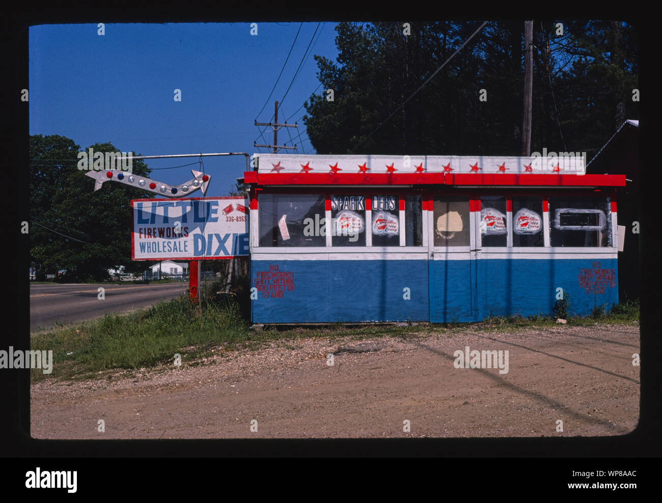 Little Dixie Fireworks Stand, West Monroe, Louisiana Stock Photo - Alamy